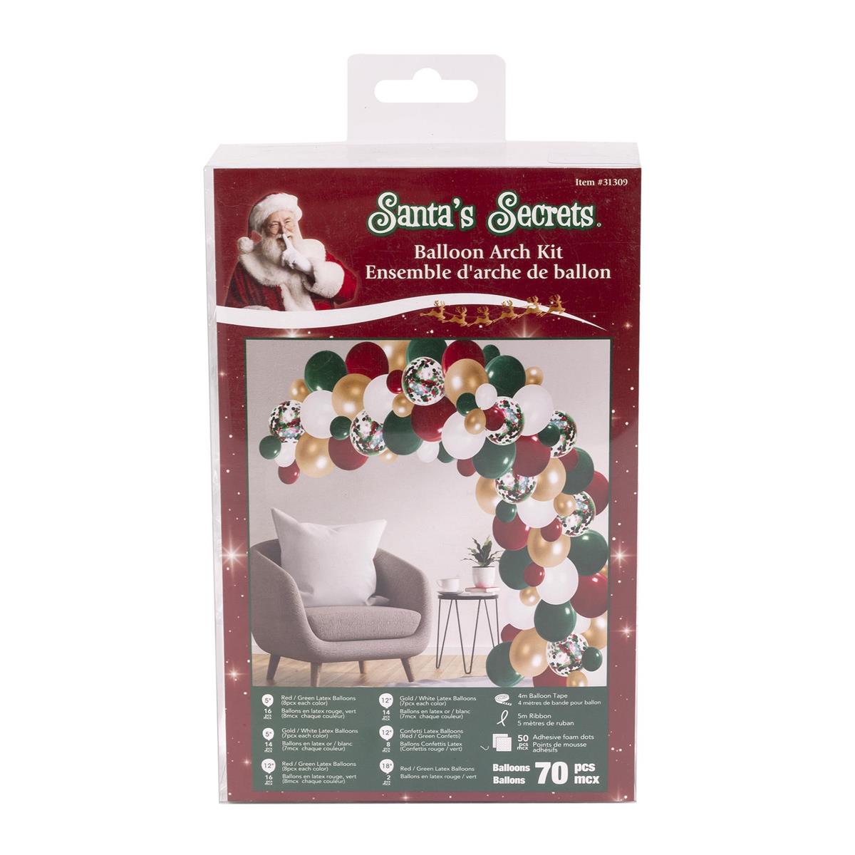 S. Secrets. 70pc. Balloon Garland Arch Kit, pvc box