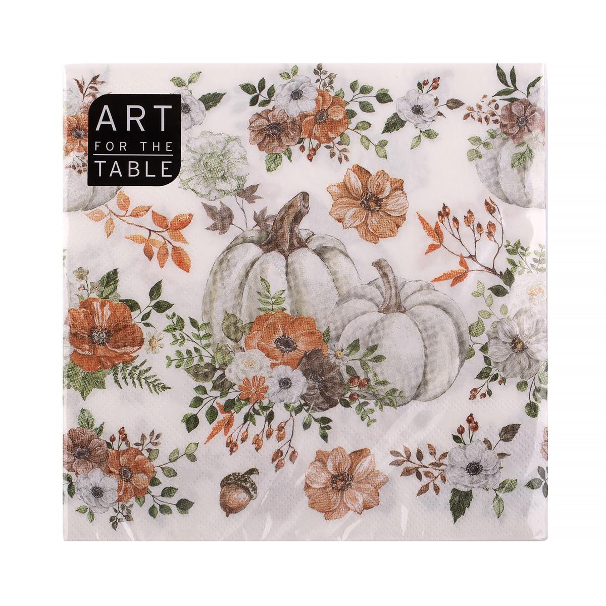 Harvest 20ct x2ply 13"x13" Luncheon Napkin, 24/PDQ,Polybag