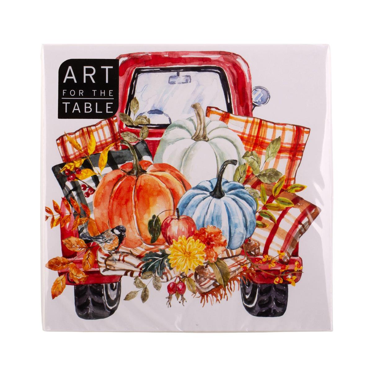 Harvest 20ct x2ply 13"x13" Luncheon Napkin, 24/PDQ,Polybag