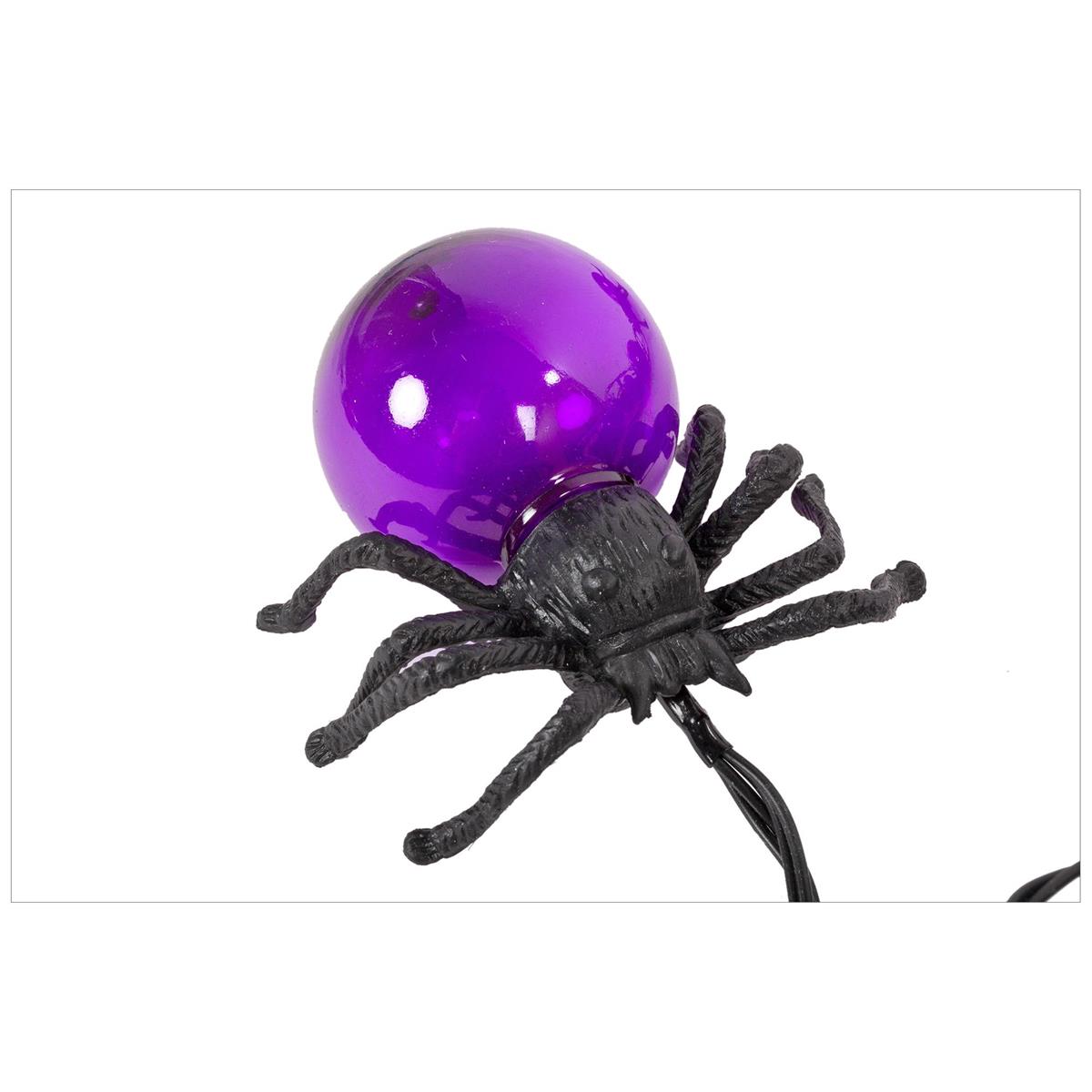 G.Ghouls B/O 10 LED Spider Bulb String Lights,Try Me Box,belly band