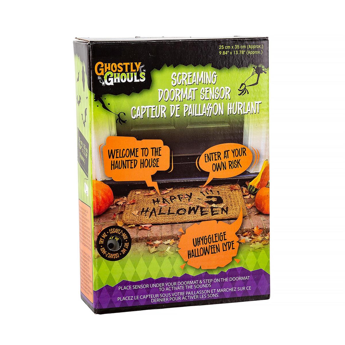G.Ghouls Screaming Door Mat Sensor Try Me, Color Box