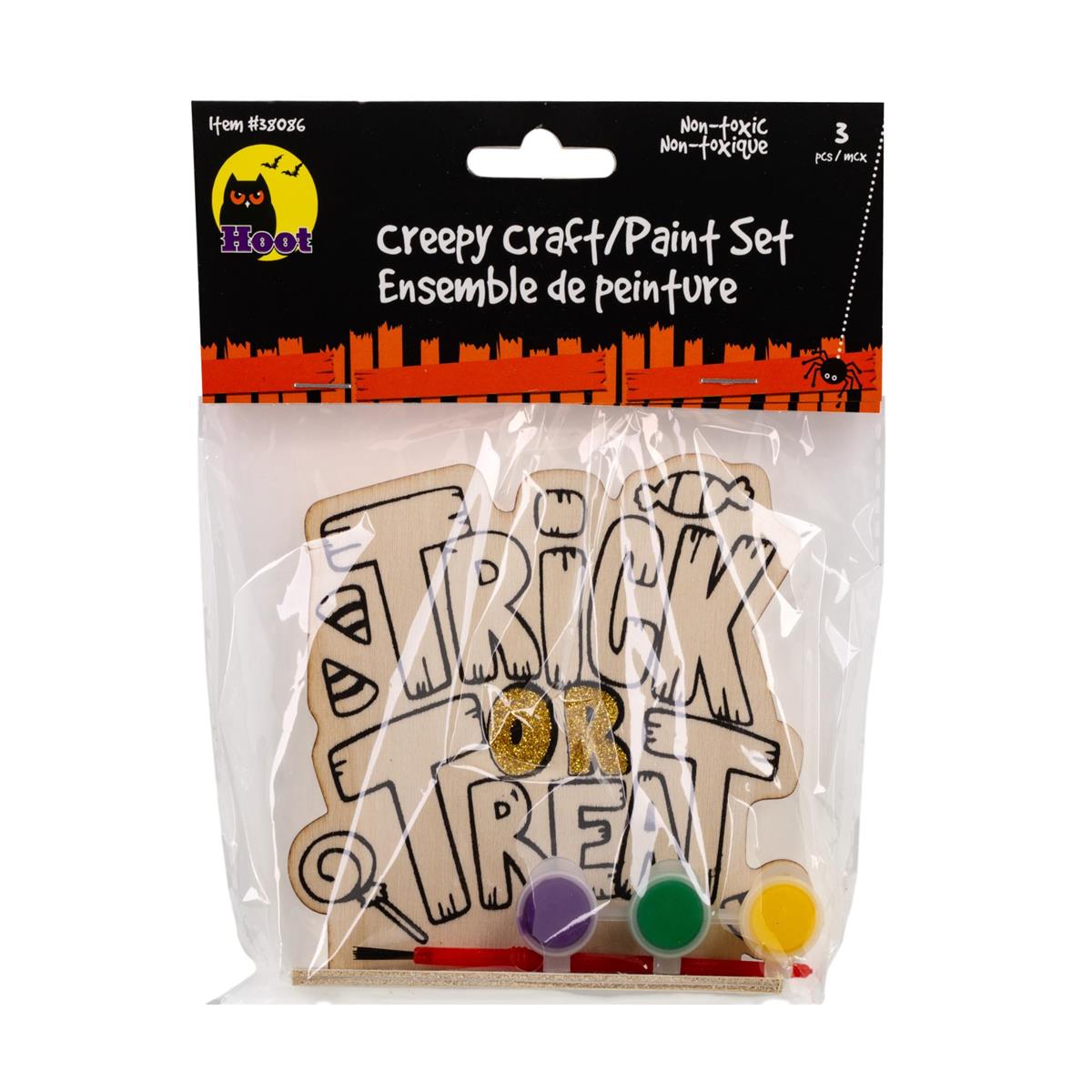 Hoot Hween Paint Your Own Wooden Craft Kit, pbh