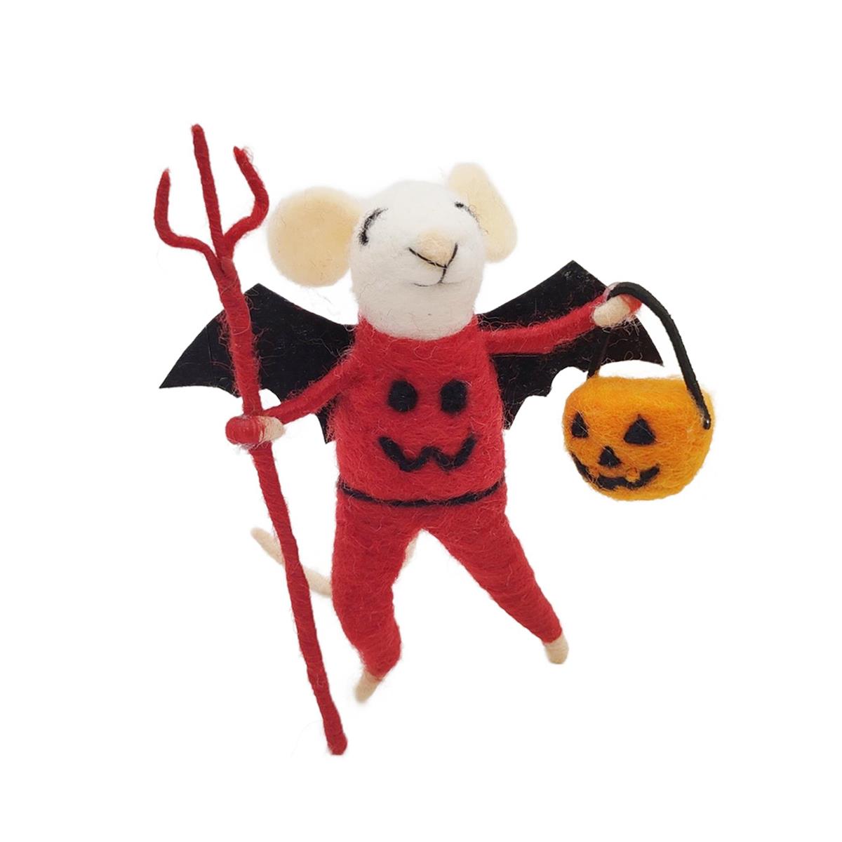 G.Ghouls Hween 4.5" Spooky Pumpkin Mouse, HT