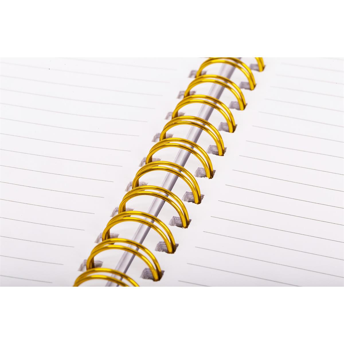 6"x8" Blossom Spiral, ruled Notebook 3 Styles, 80s, 70g, 12/dsp