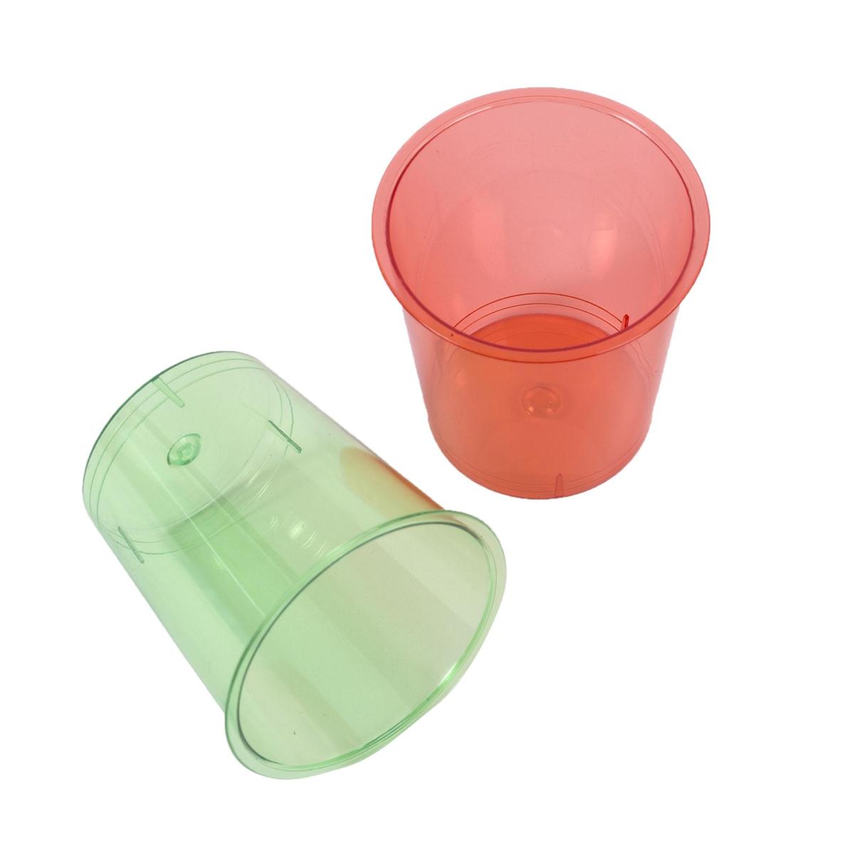 Let's Party 12 pcs Plastic Shooter Glass, 4 col., PBH