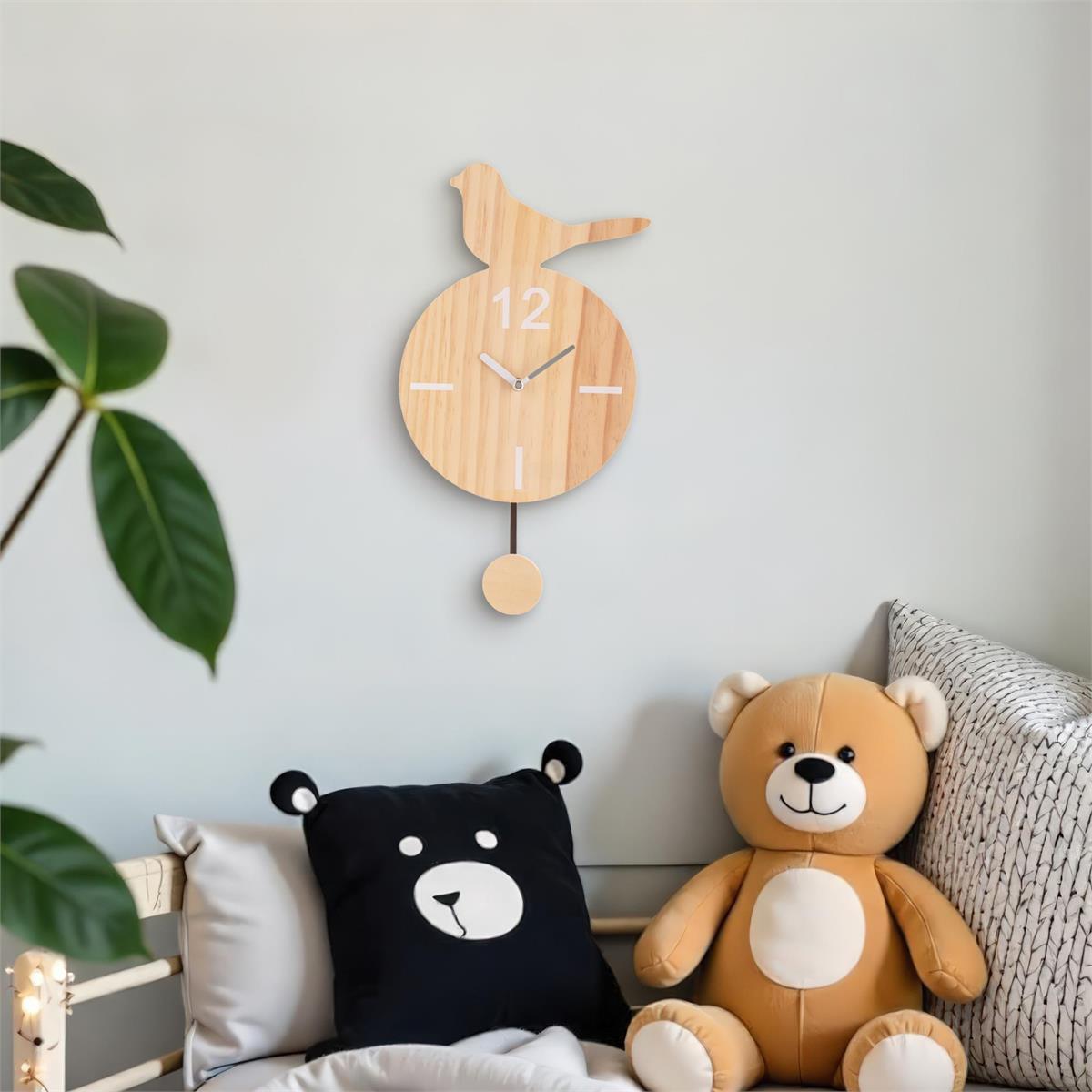 Bird Pendulum Wood Clock Bird Pendulum Wood Clock