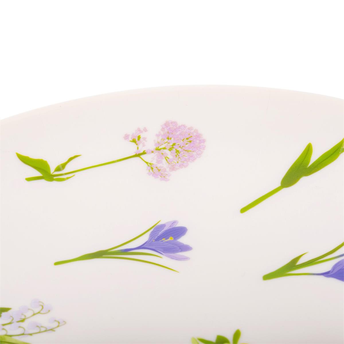 Luciano 8.5"(D) 4PK PP Plates - Floral Design, Wrapper