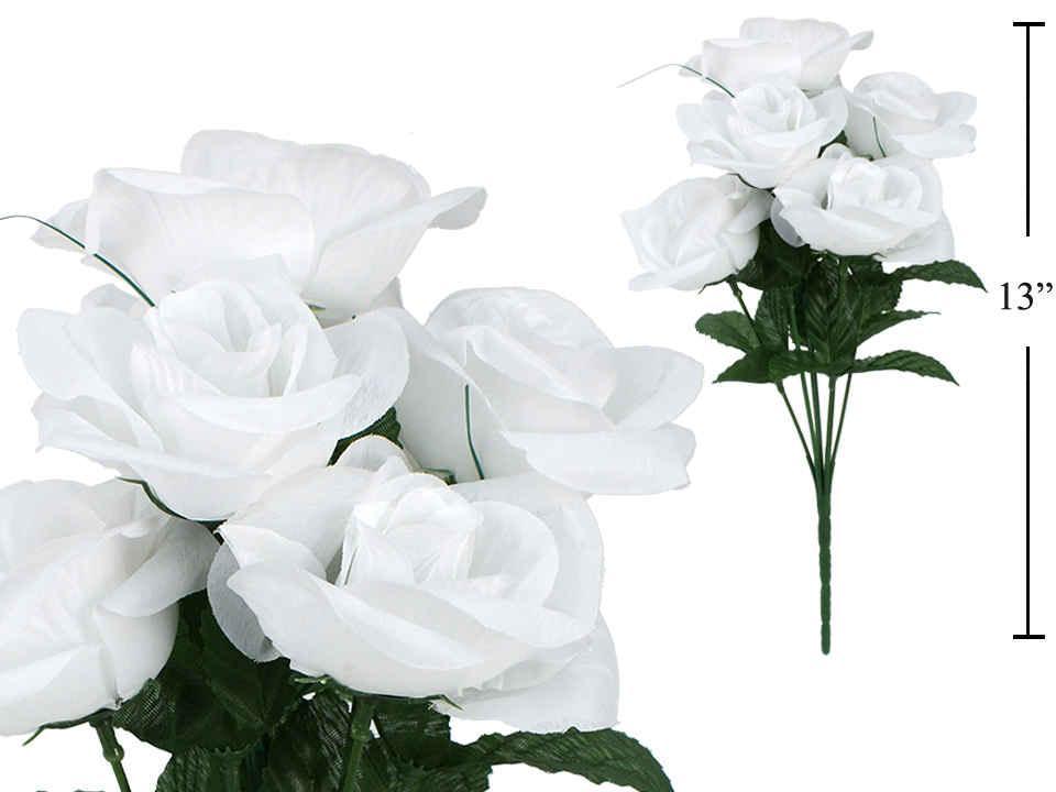 Large Roses, White
