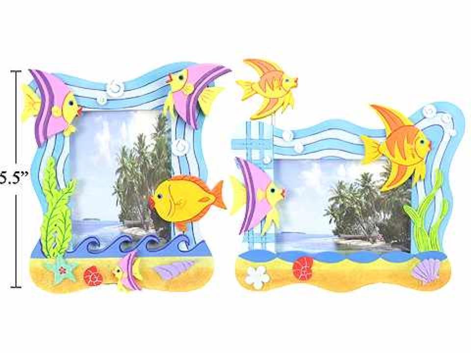 P/resin Tropical Fish Photo Frame 2 styles