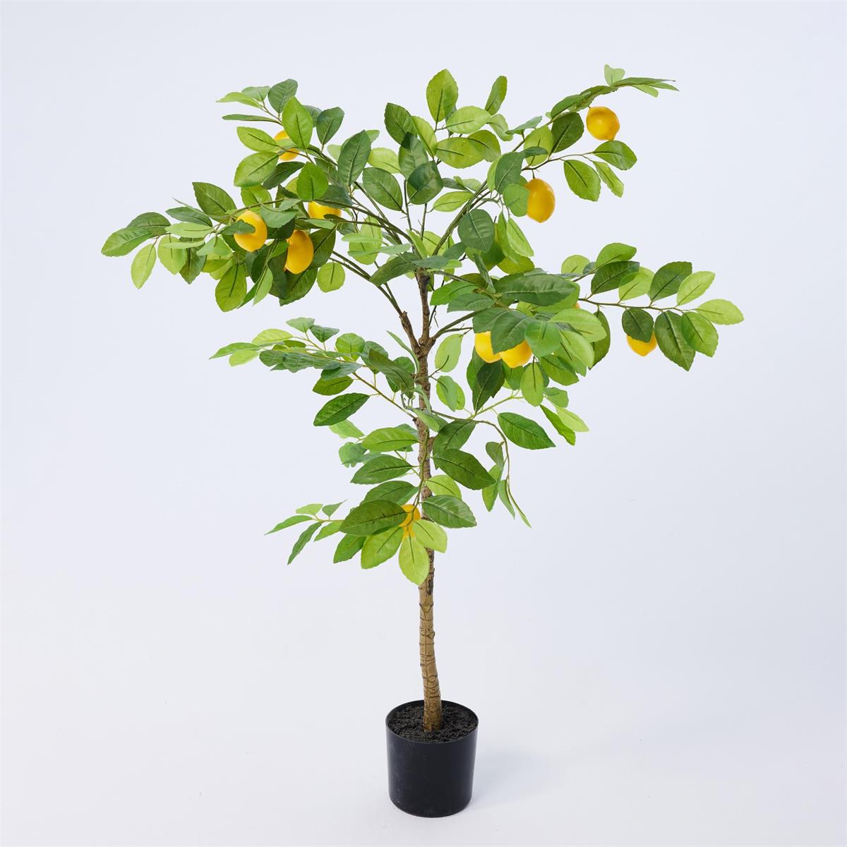Artificial Potted Lemon Tree, 41.3"H
