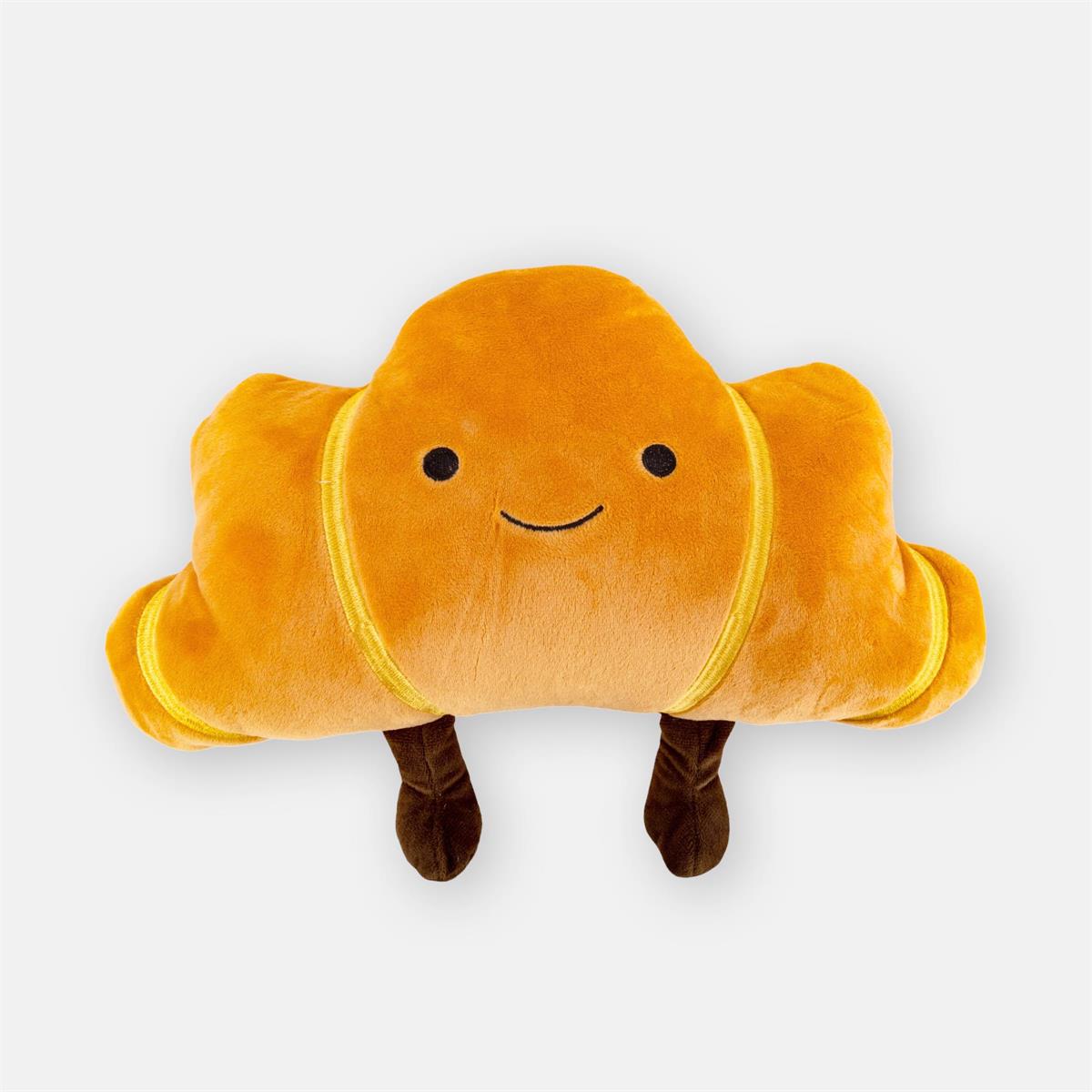 Croissant Plush Cushion/Toy, 17x8.6"