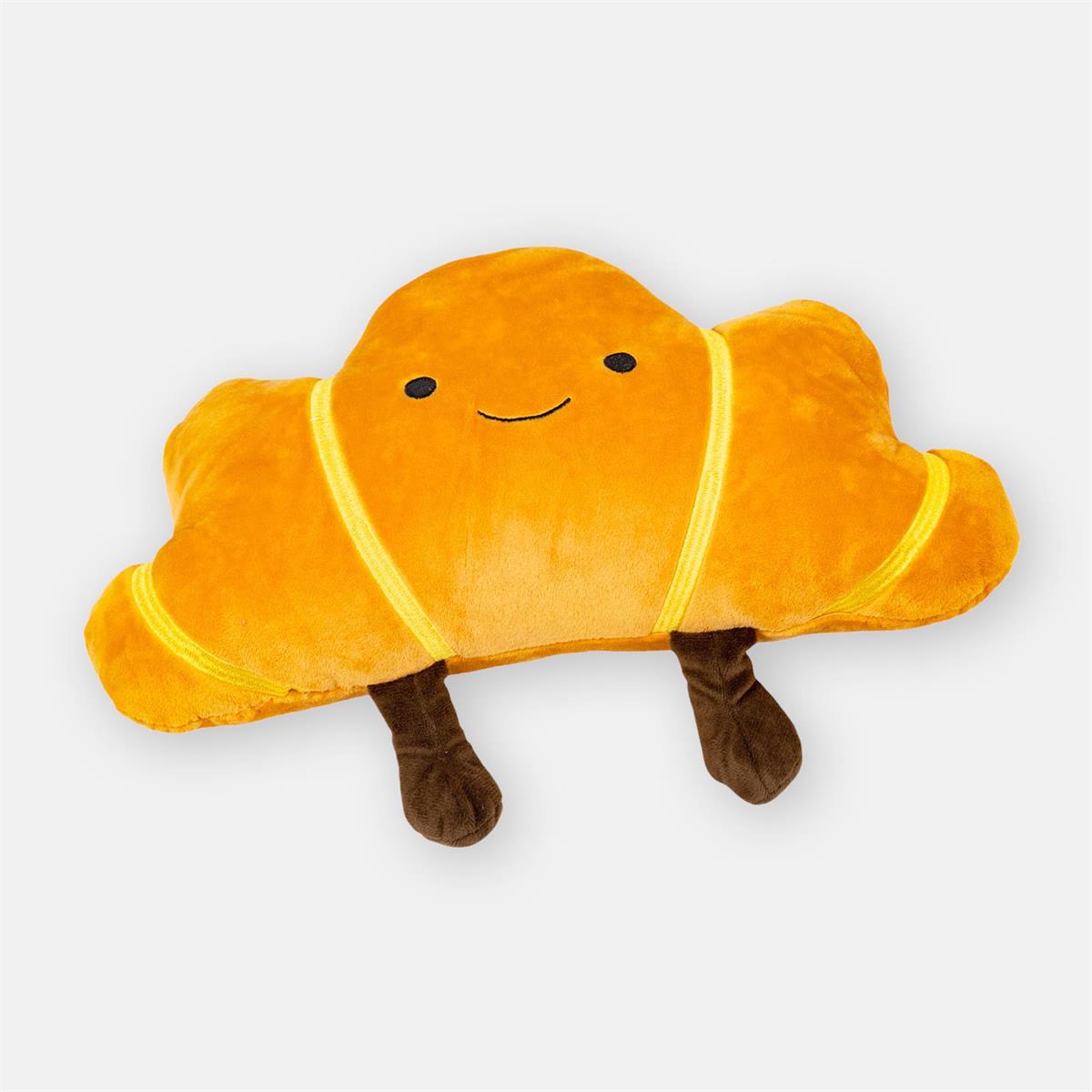Croissant Plush Cushion/Toy, 17x8.6"