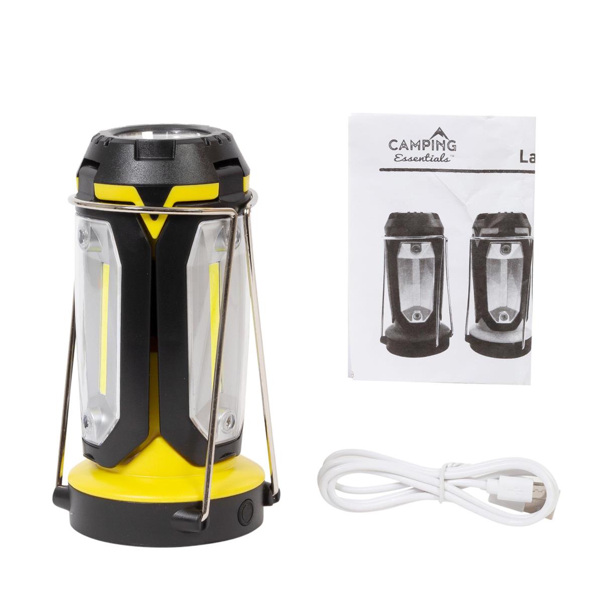 Camping COB LED Light w/Lithium Battery, colour box