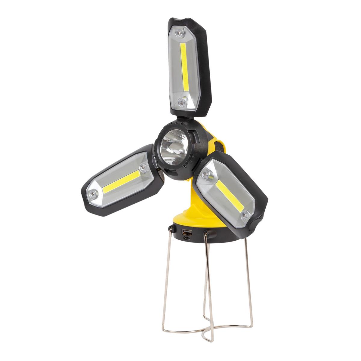Camping COB LED Light w/Lithium Battery, colour box