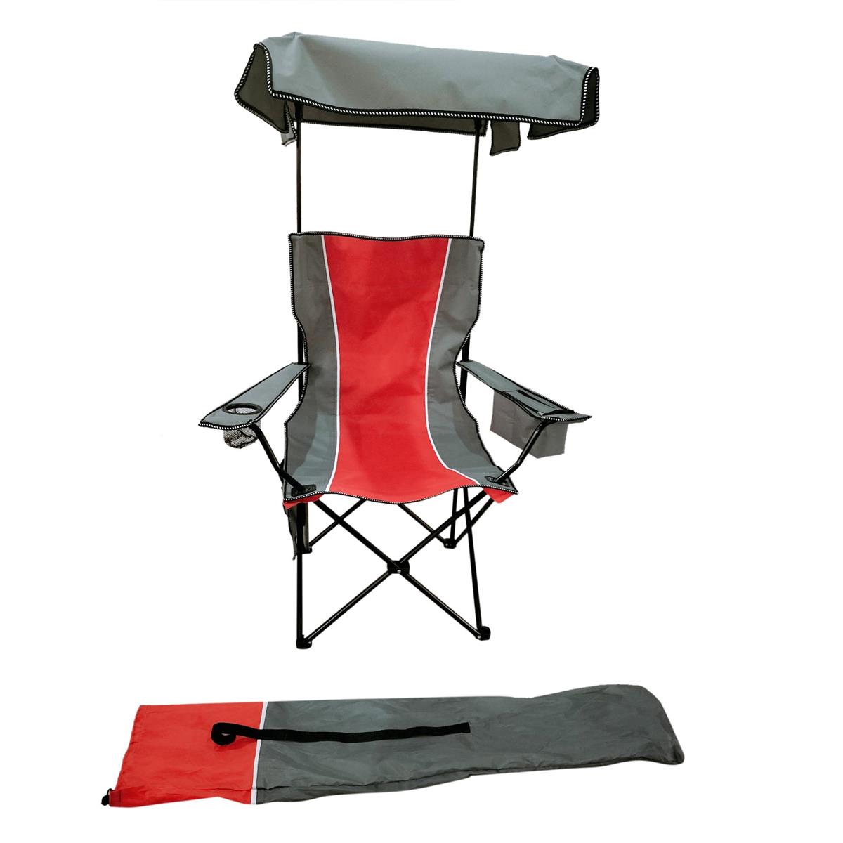 Camping Canopy Director Chair,4/PDQ , 22.5"x22.5"x38.5", carry bag, cht