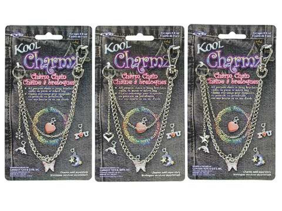10" Kool Charmz Chain, 3 styles, t.o.c.