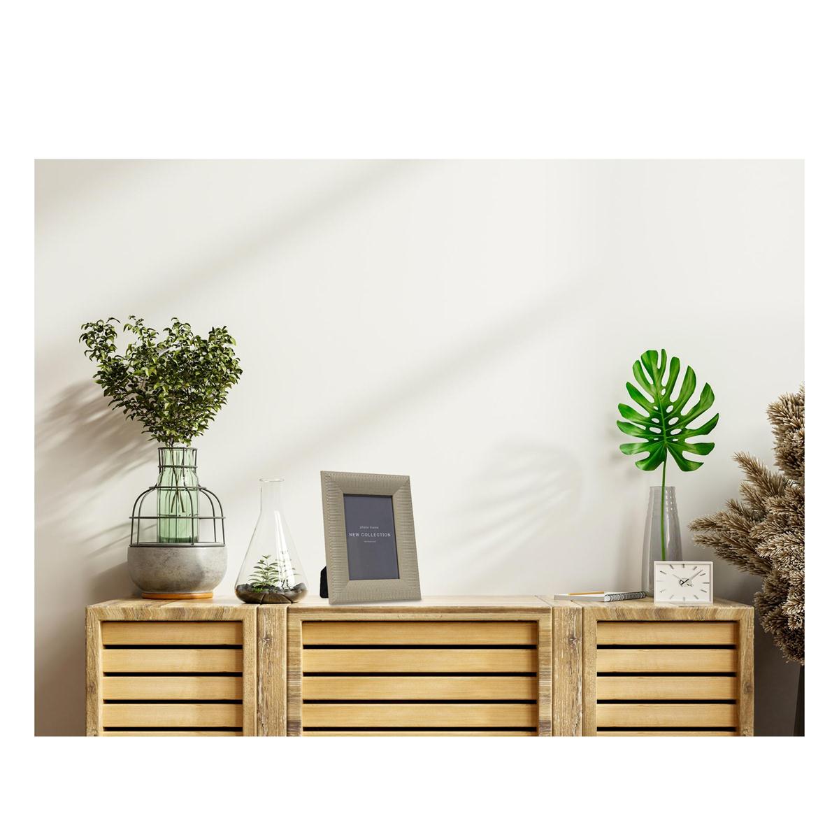 REMI 4X6" RIDGED PS FRAME, 4 Assorted Colours,