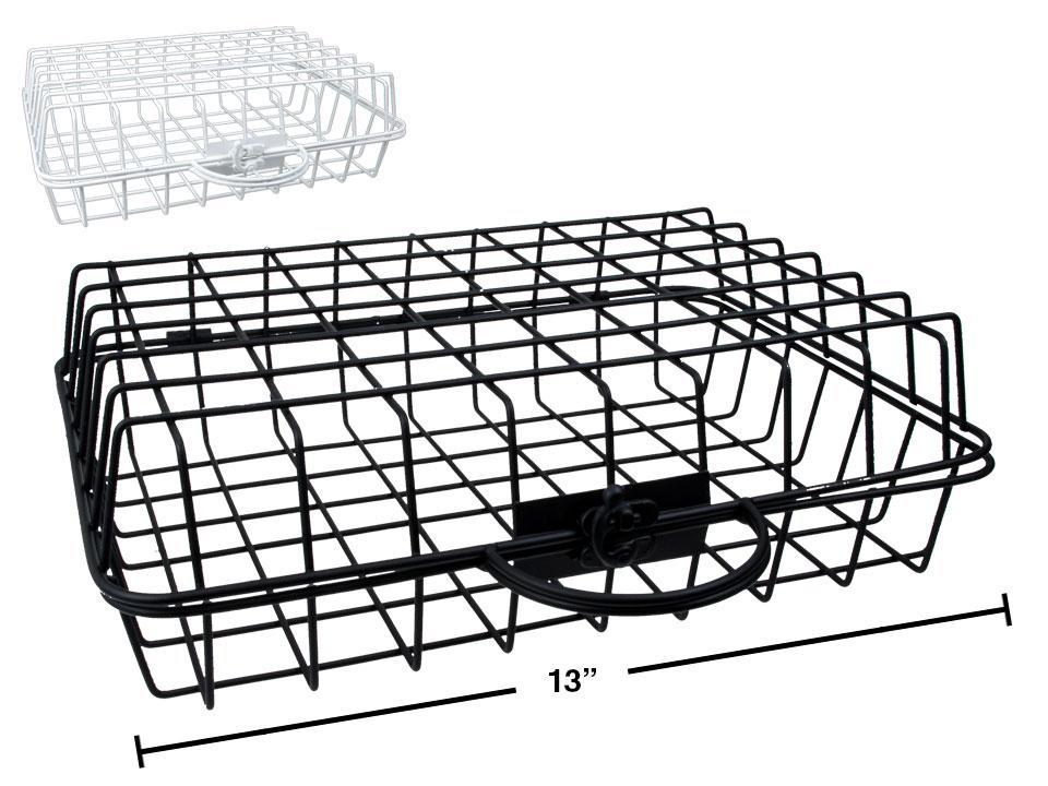 Metal Wire Suitcase Storage Basket, 2 col