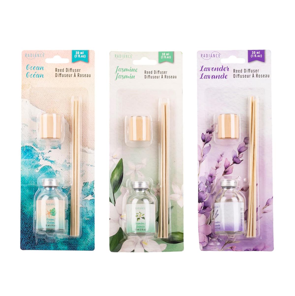 30ml Reed Diffuser, 6Asst scents, blister card