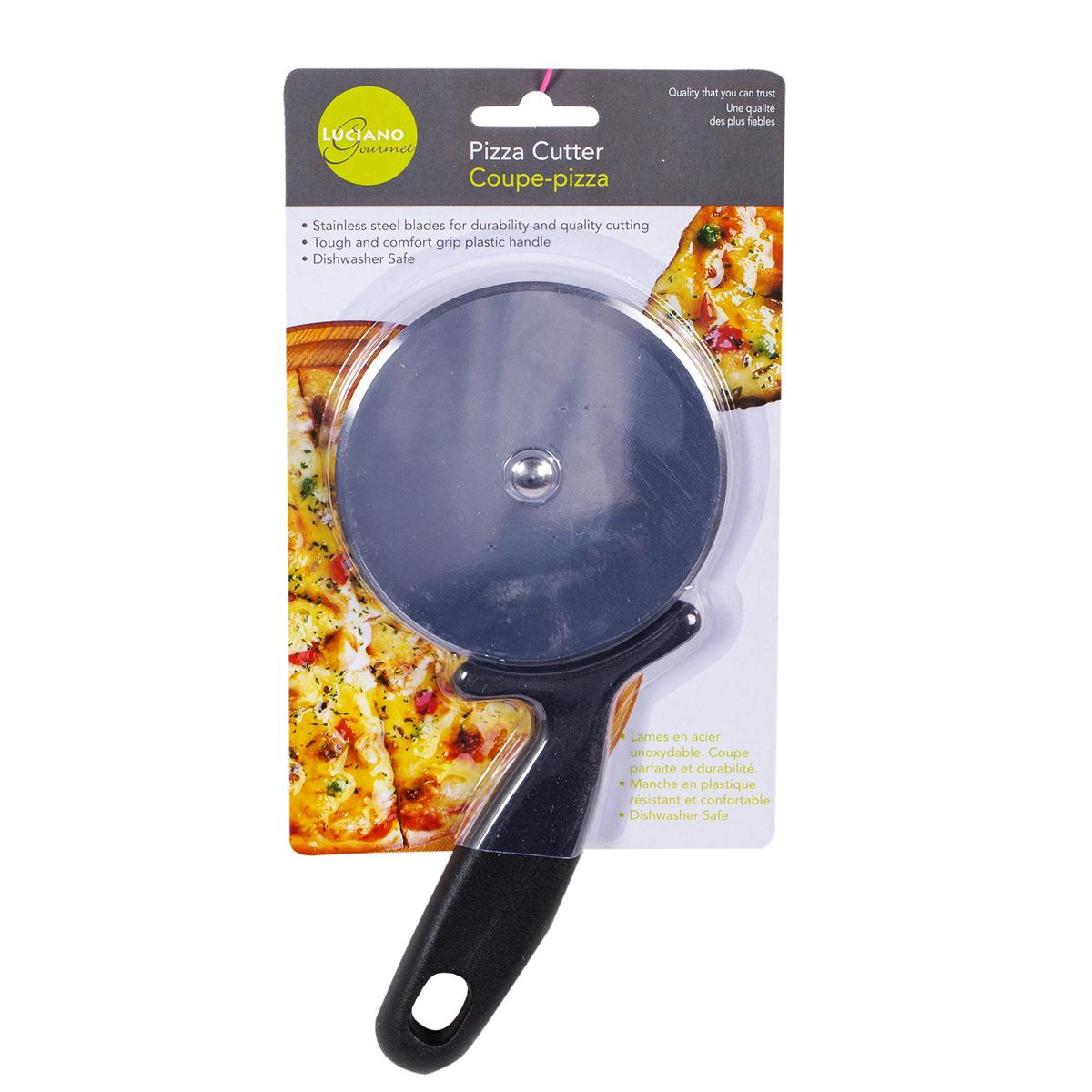 L.Gourmet 4"Dia. S/S Pizza Cutter w/ PP Handle, b/c