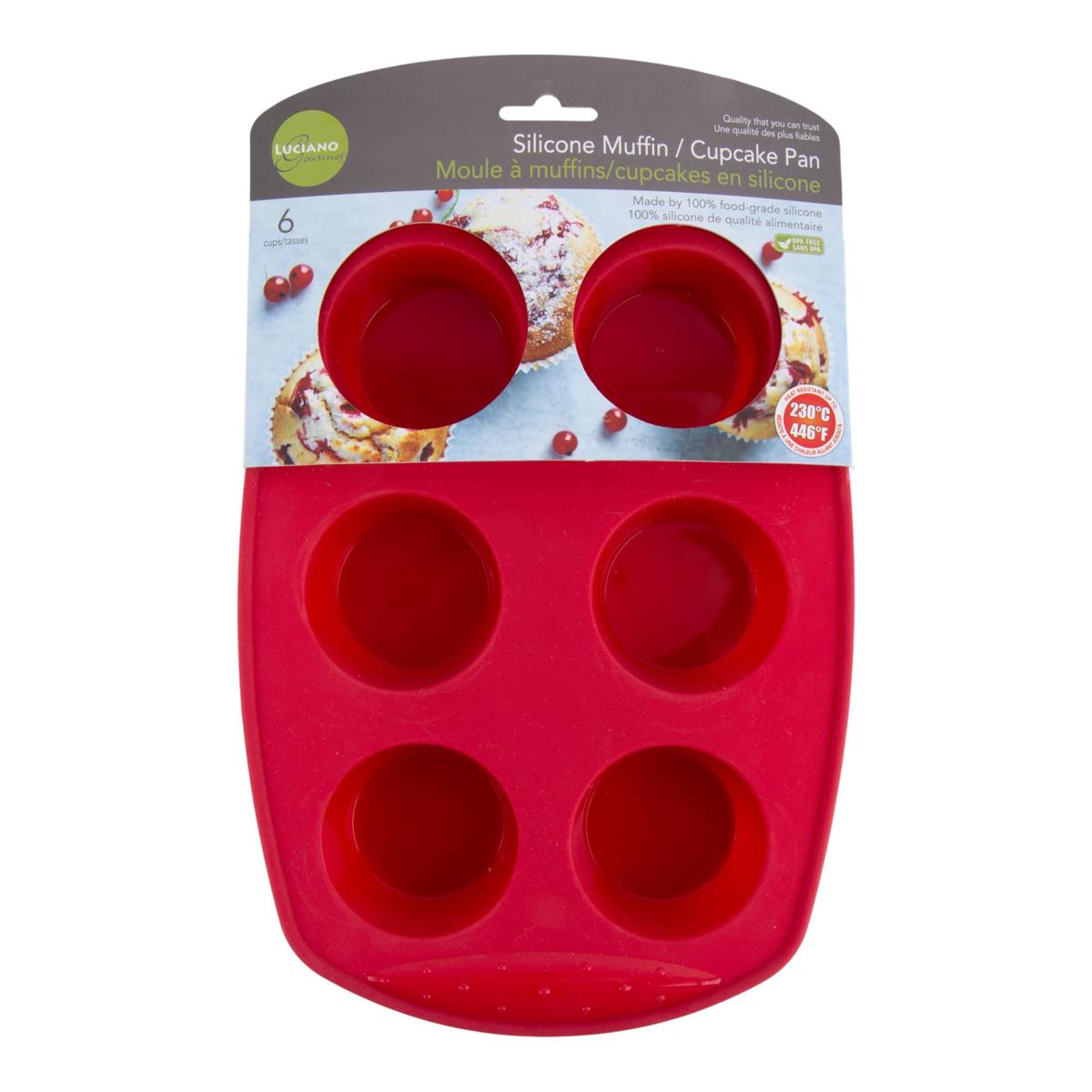 L.Gourmet Silicone Muffin Tray, colour sleeve (CP)