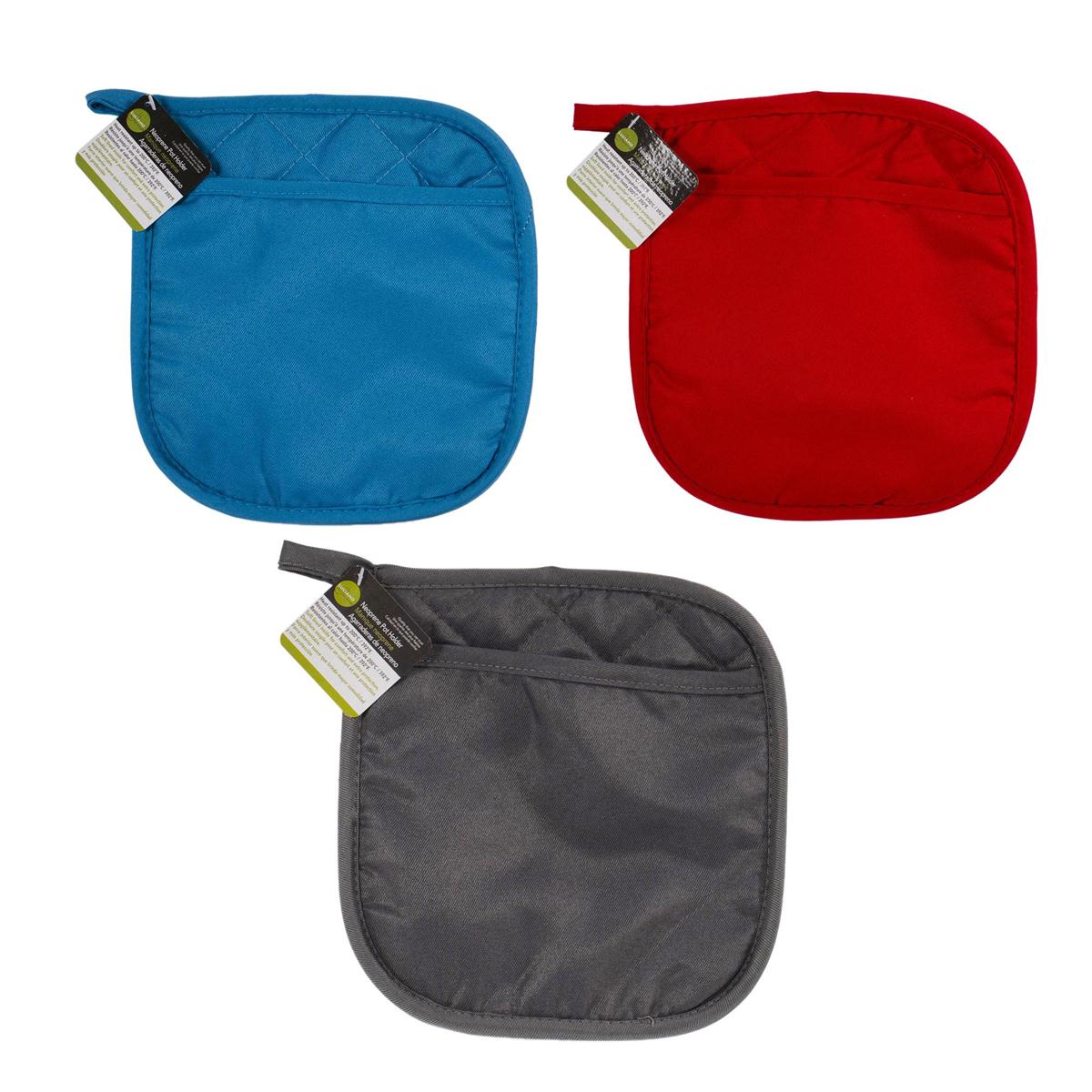 L.Gourmet Neoprene Pot Holder, 3/c, 7.75" x 8.75", tag (CS)