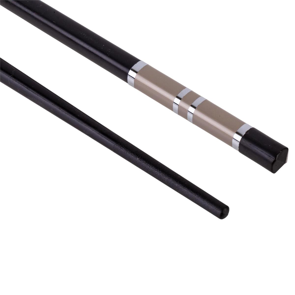 L. Gourmet,5-pair Alloy Chopstick, Clamshell