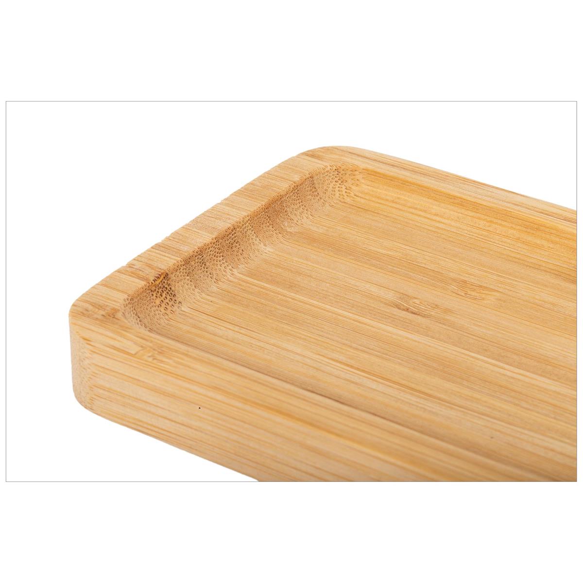 L.Gourmet Bamboo Serving Board, 10.25"x4", shrink w/ col. Sleeve