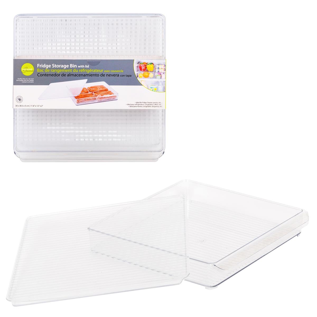 L.Gourmet 30x30.5x5cm Storage Box, color sleeve