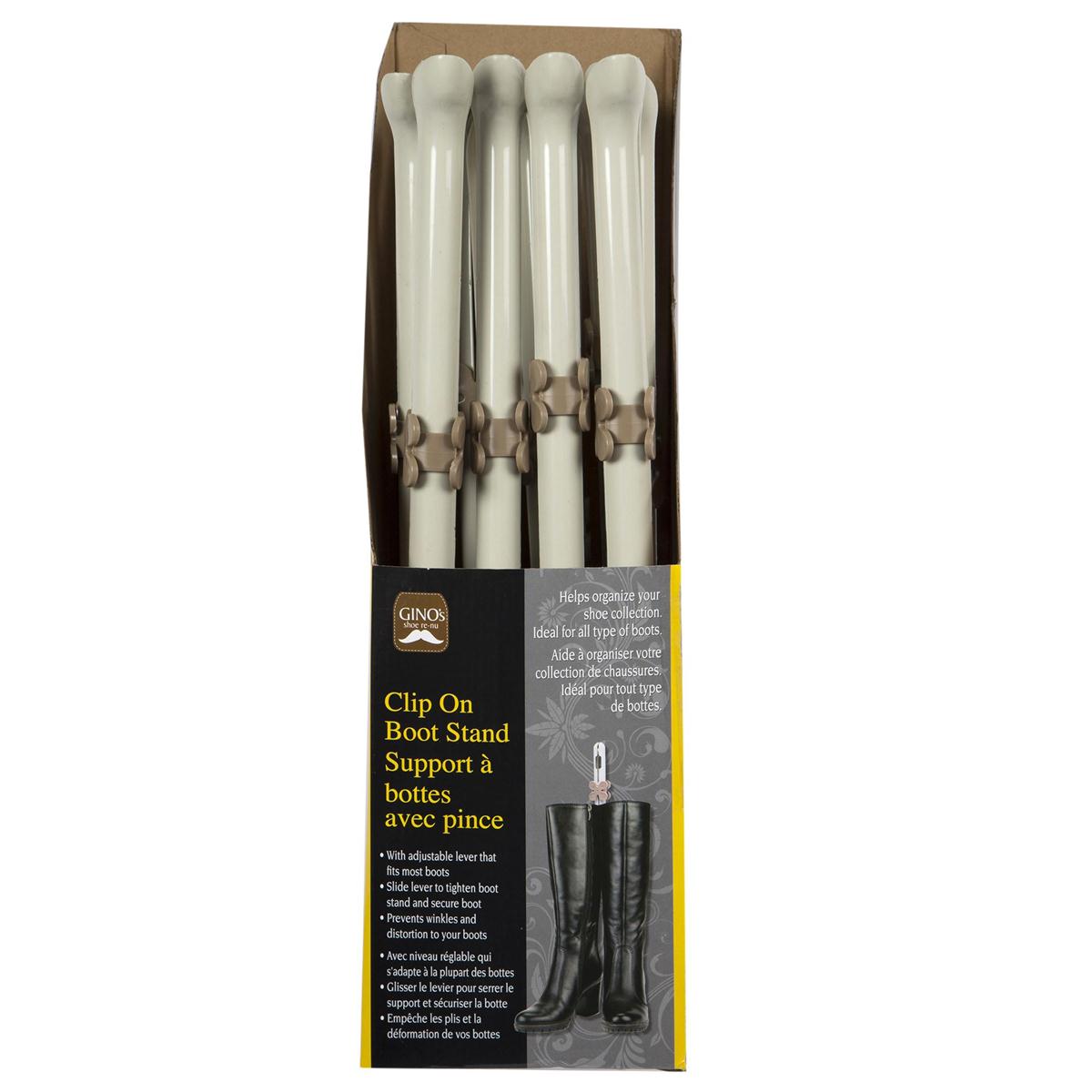 Gino's, Clip On Boot Stand, Hang Tag,12/PDQ