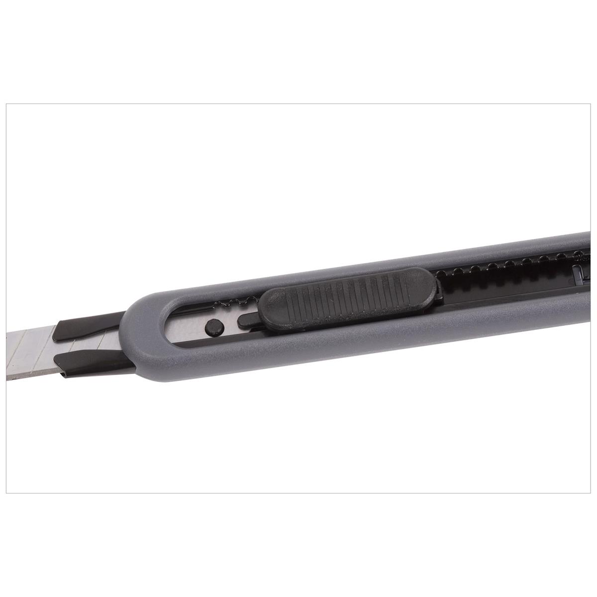H.E. Master Pro Retractable Utility Knife, 9mm, blister card