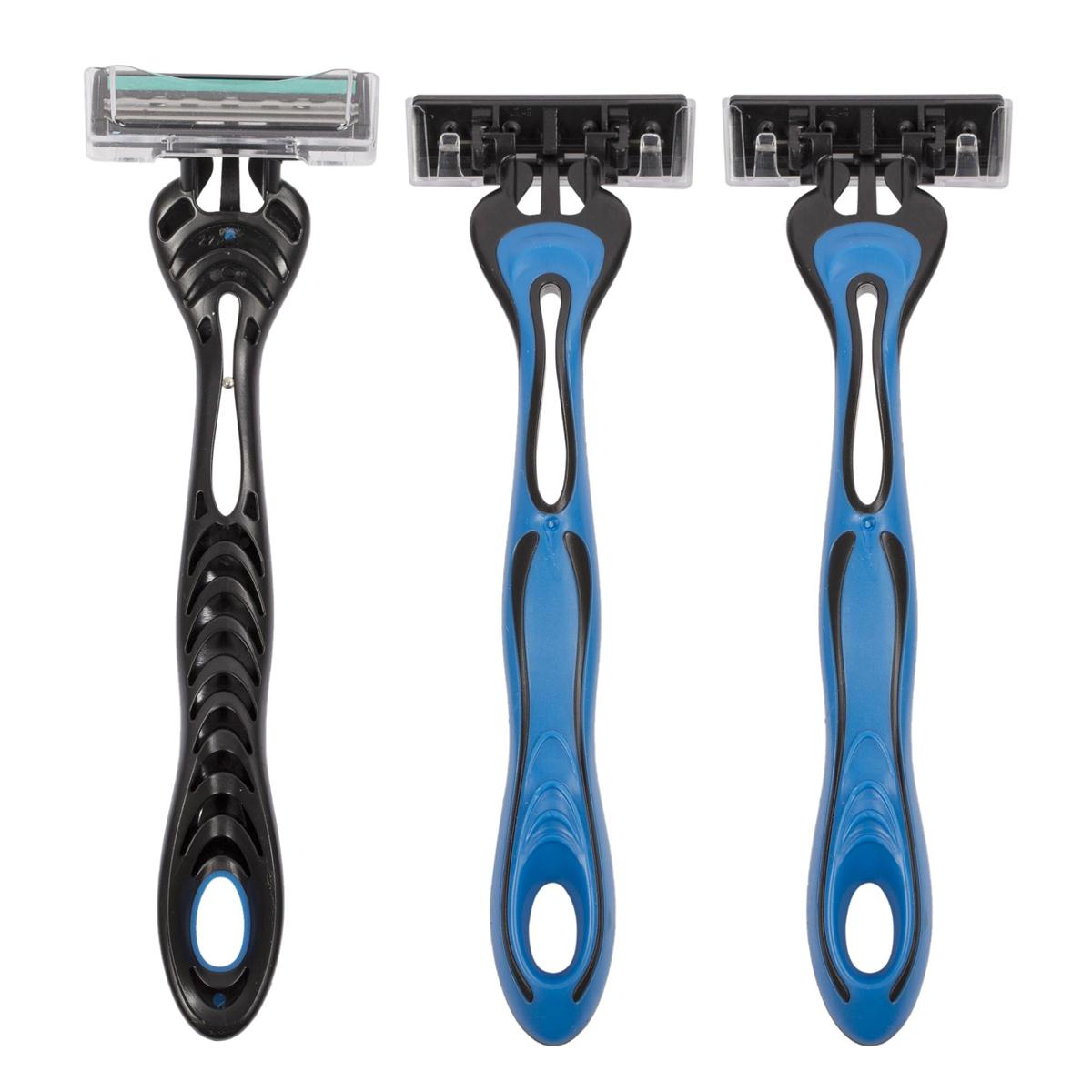 Bodico, 3-pc Men Razors, S/S triple blade, b/c