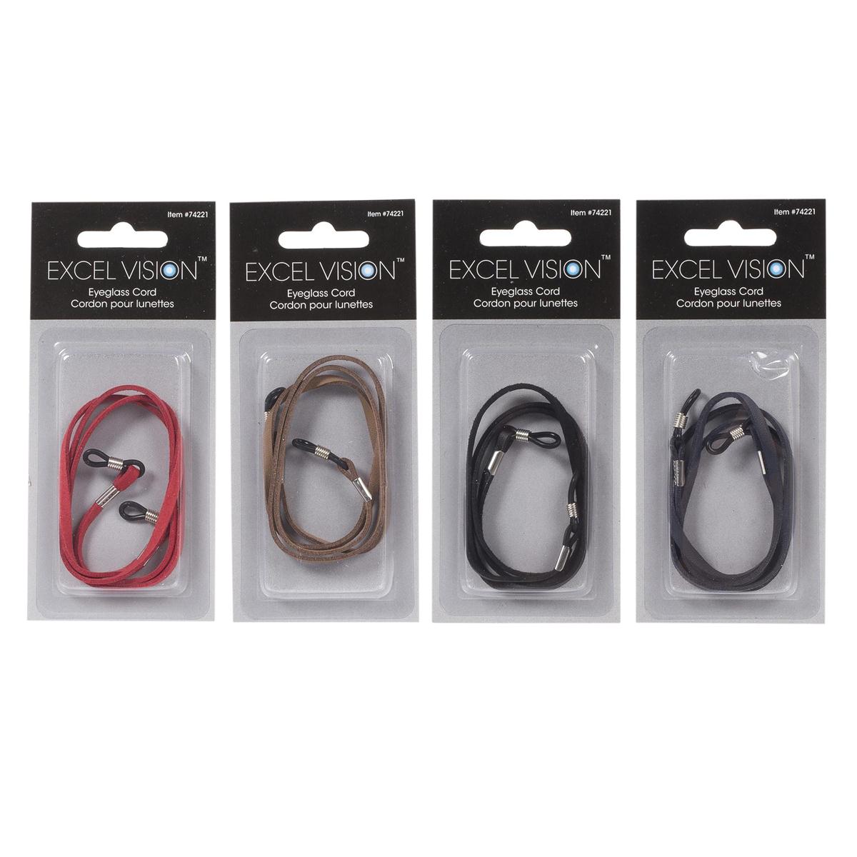 Excel Vision, Eye Glass Colourful Cord, 4asst, b/c