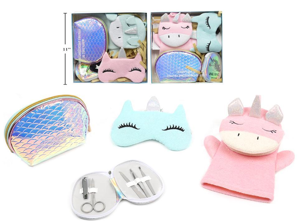 Bodico, 4-PC unicorn Gift Set 2asst, box