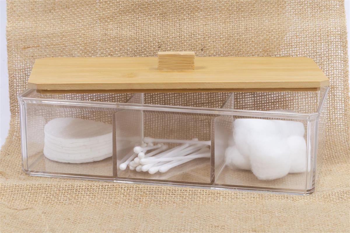 Bodico, Rct, Bamboo Container col box,24x10.5x7.3cm PS