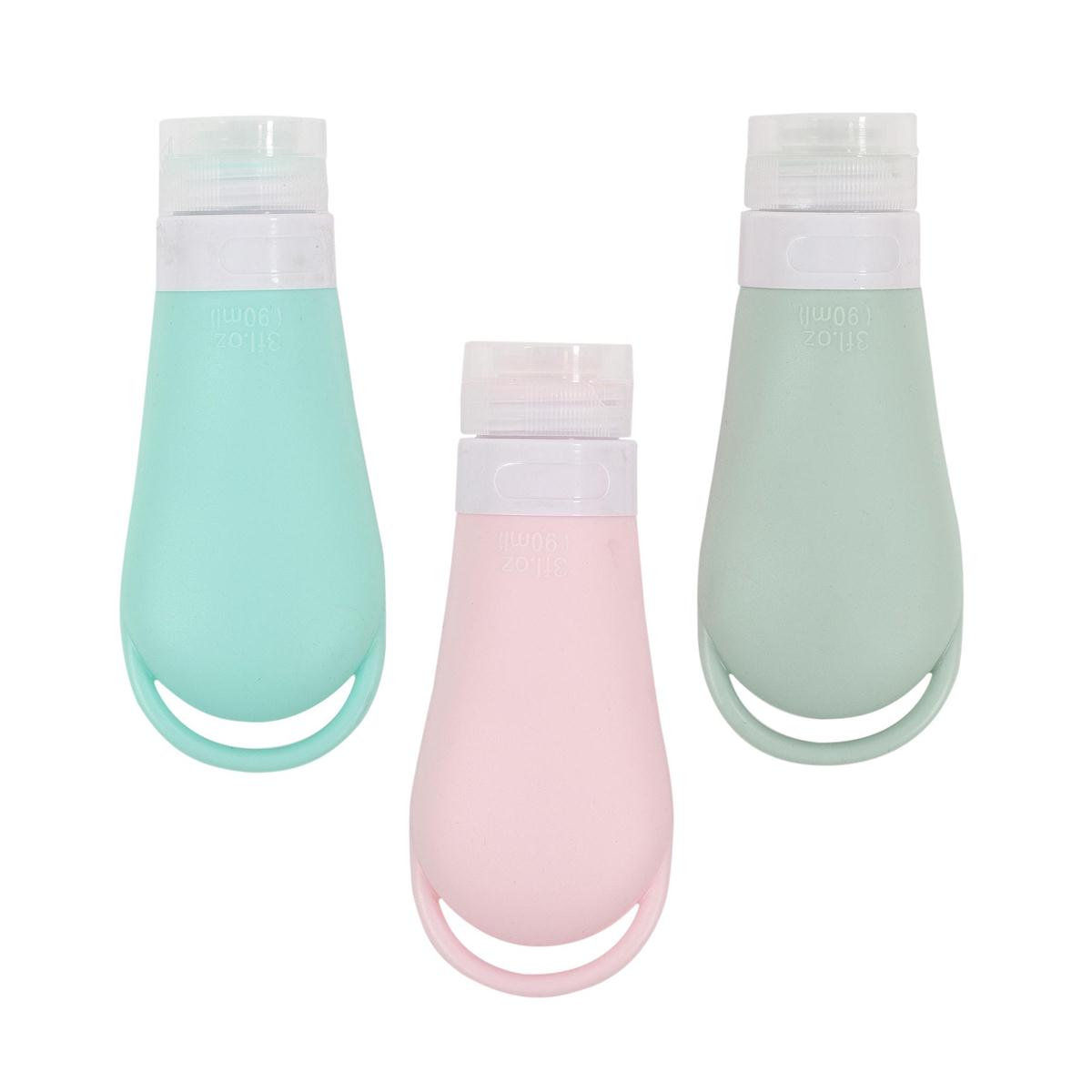 Global, 90ml Silicone Hangable Squeeze Tube, 3asst,header