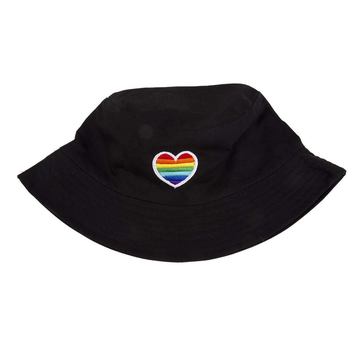 Celebrate Pride Adult Bucket Hat One Size,Black,cht