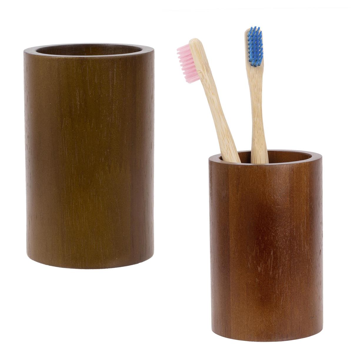 Bodico, Wooden Toothbrush Holder 6/eggcrate w bubble wrap