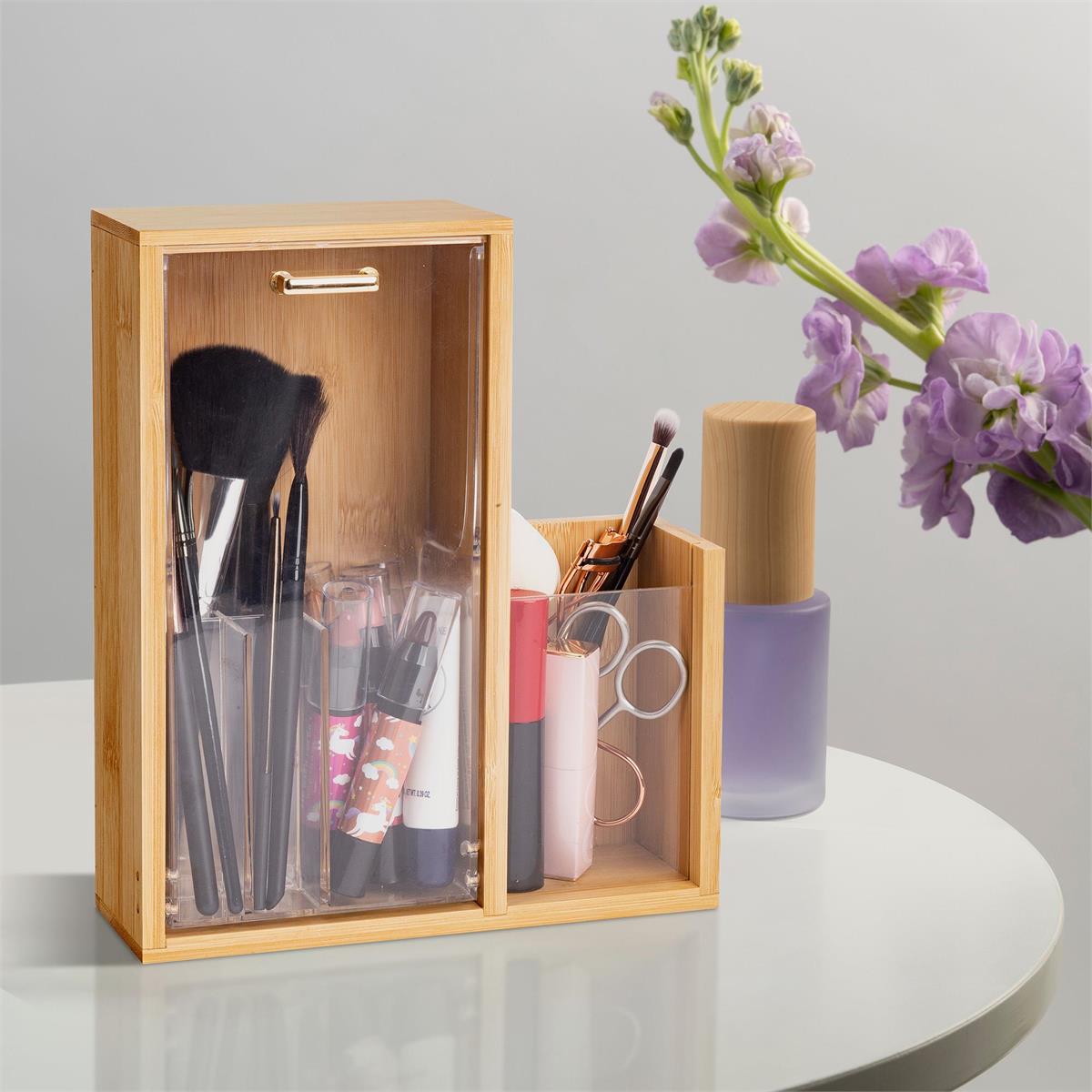 Bodico Bamboo Cosmetic Strorage, Tall,