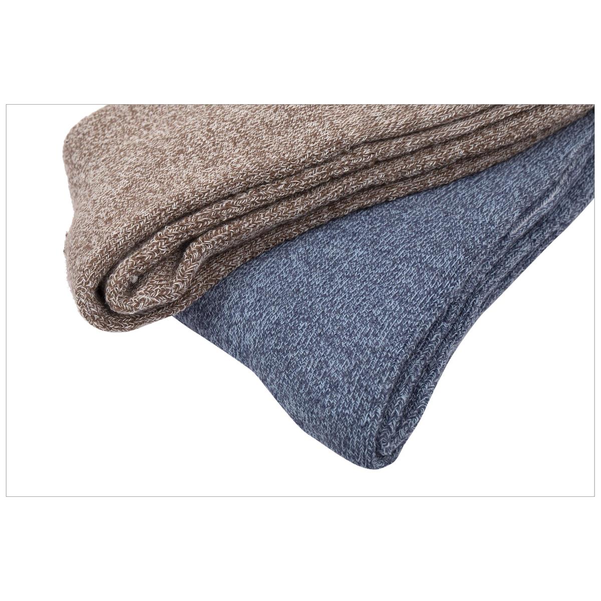 Sox, Mens' Heathered Socks, Crew, poly/span, 2 asst, hc