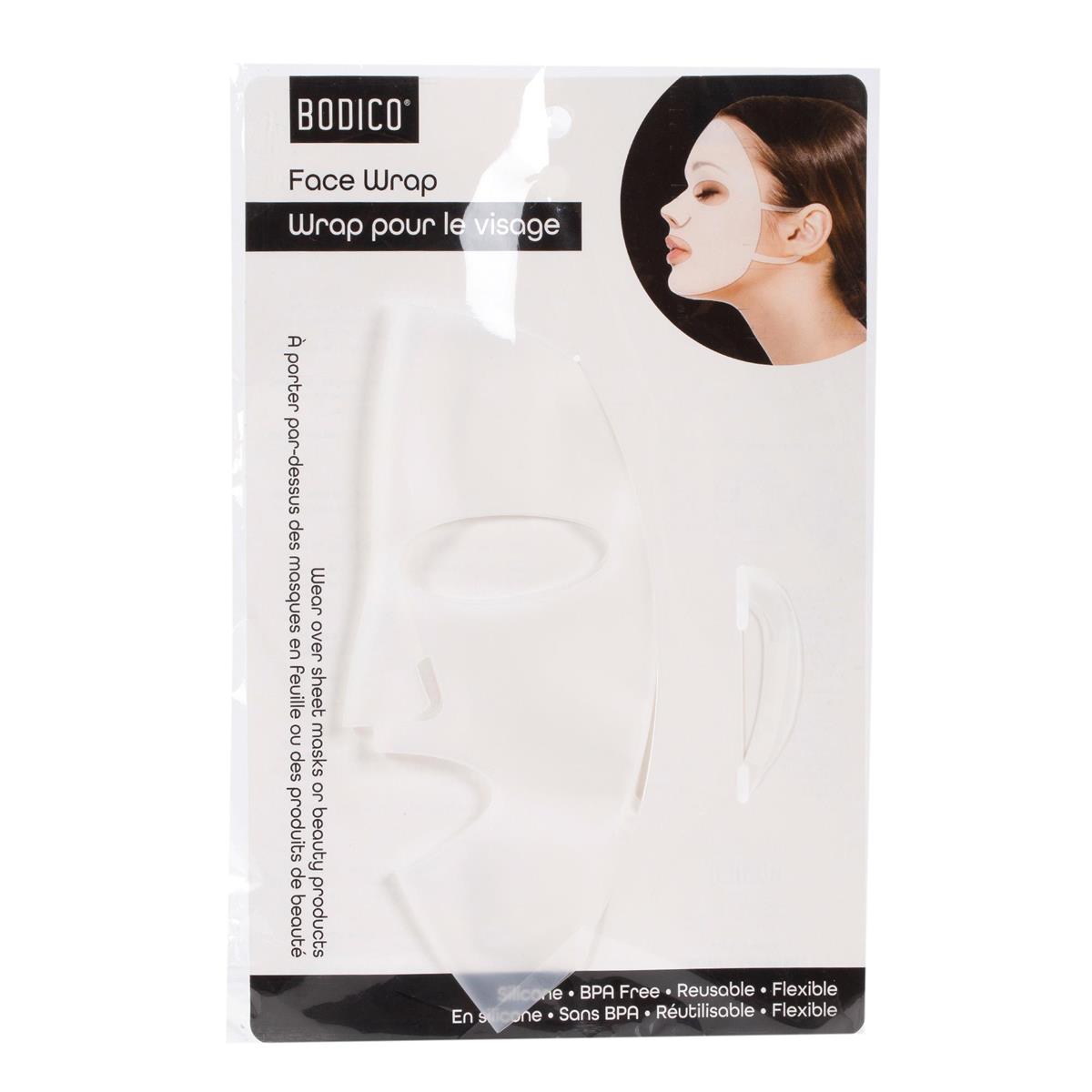 Bodico, Silicone Sheet Mask Cover header w/ opp bag