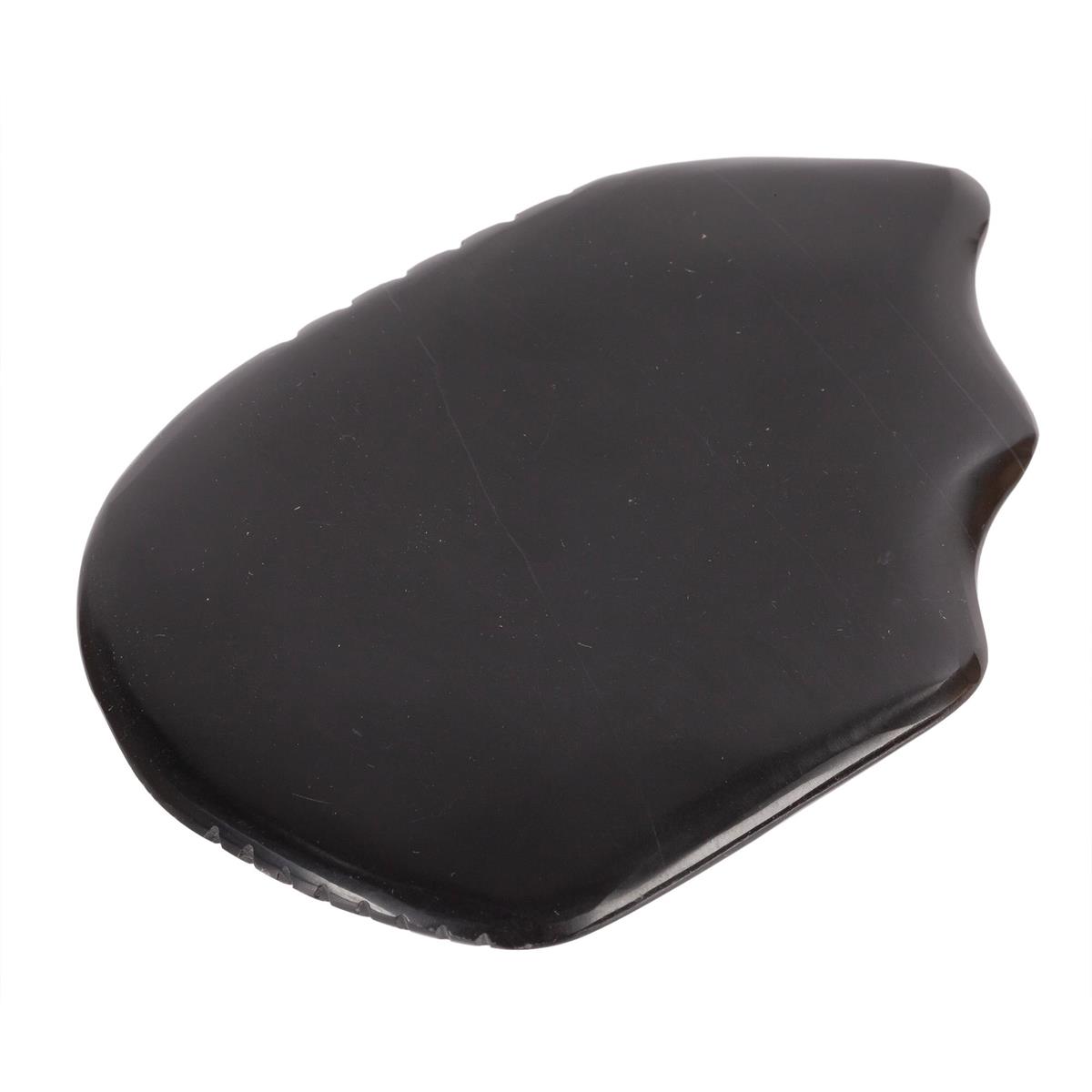 Bodico, Obsidian Gua Sha Massager 10*7cm, dbl blister