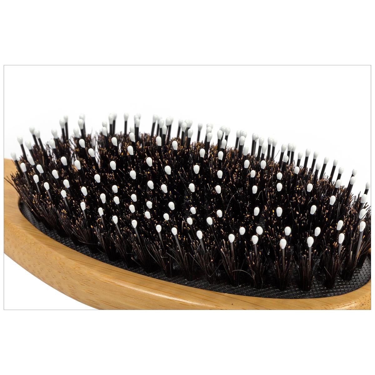 Bodico, Bamboo Oval Hairbrush 23x6x4cm, wrap