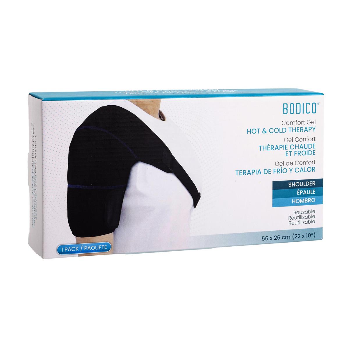 Bodico, Shoulder Gel Body Wrap hot & cold therapy, col box