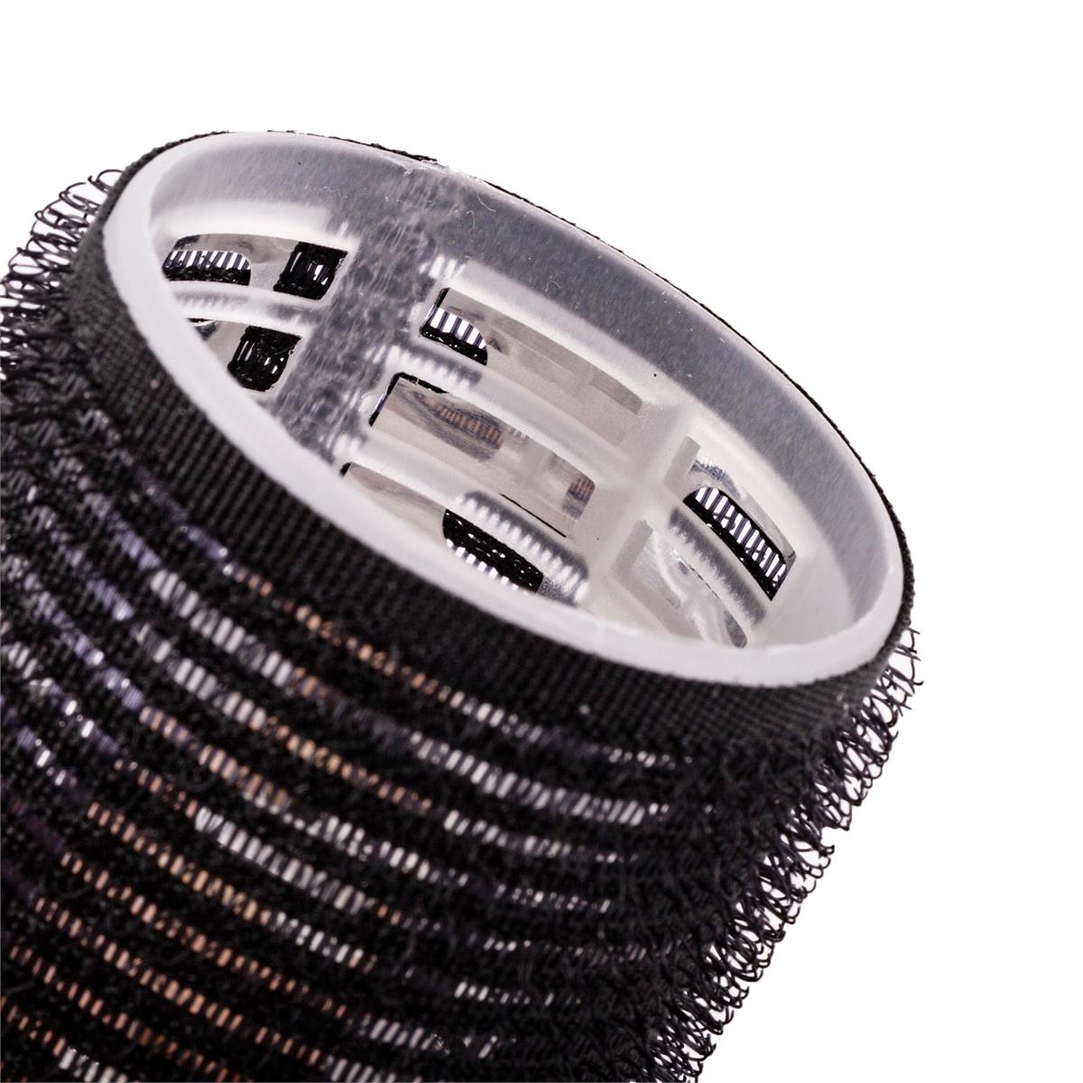 Bodico, 9pcs Hair Roller Set, blk, incl: X/L/M (3 each), PET box