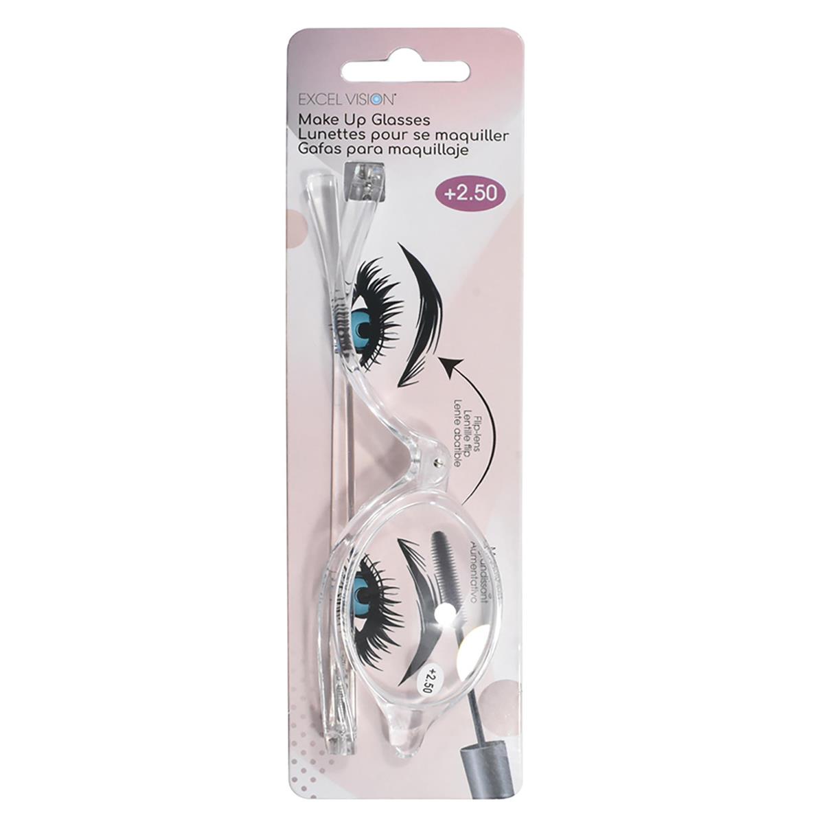 Excel V. Single Lens Rotating Make- Up Glasses, spring hinge, 18/PDQ