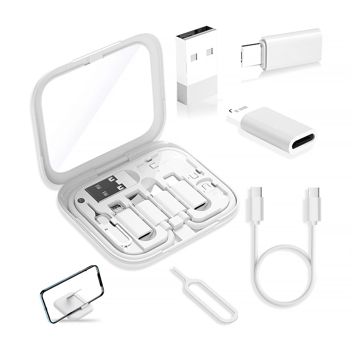 Global, 60W Data Cable Set, blister card, 2-asst (black/white)