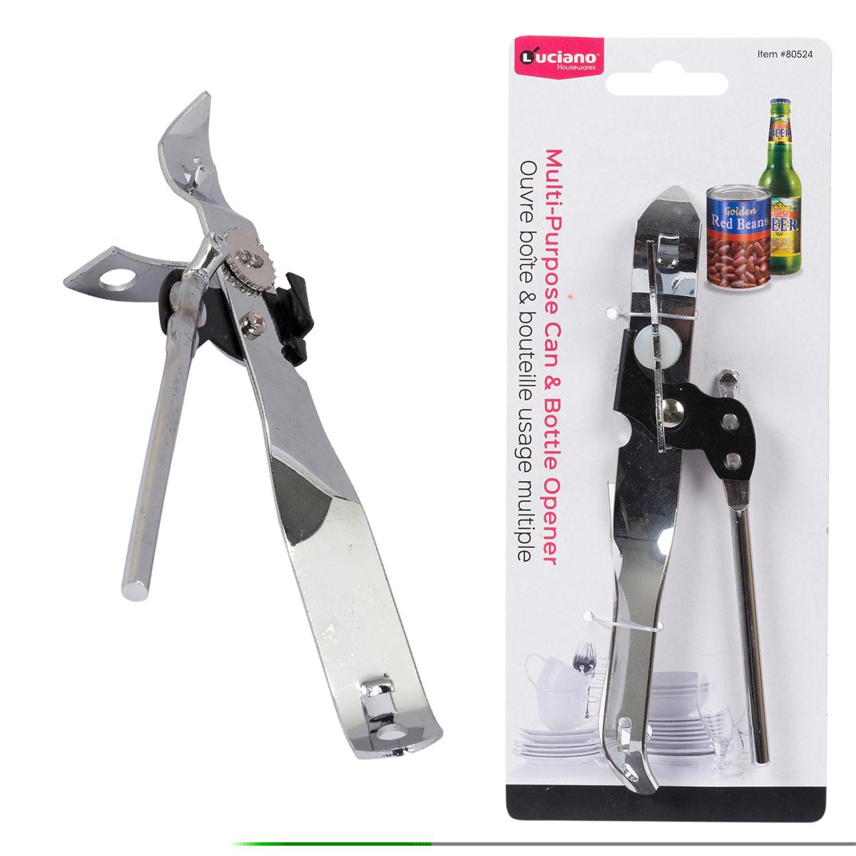 Luciano Metal Can & Bottle Opener, Multi-purpose, t.o.c. (CS)