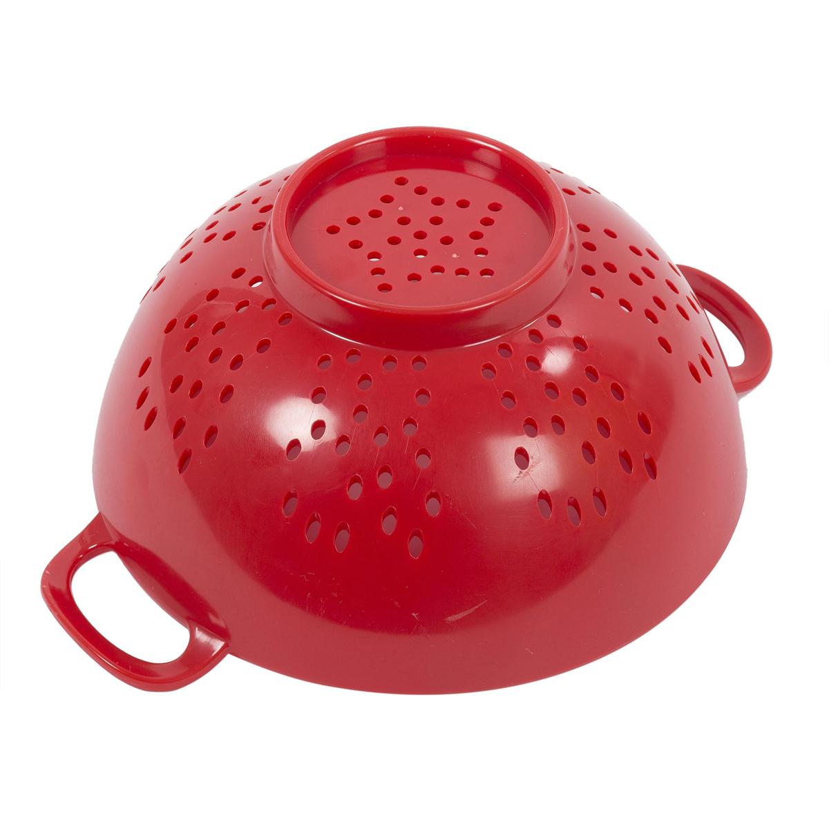 Luciano 6" Dia. Plastic Colander, 3 colors, hangtag