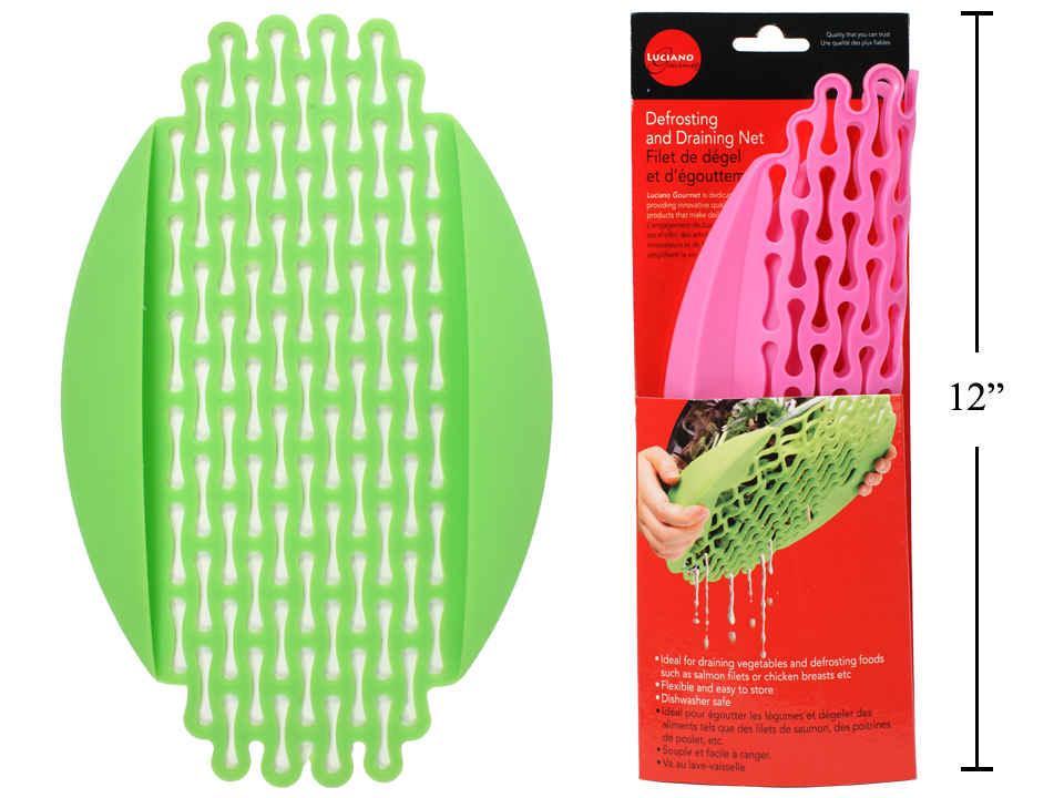 L.GOURMET Defrosting and Draining Net, clear, sleeve card